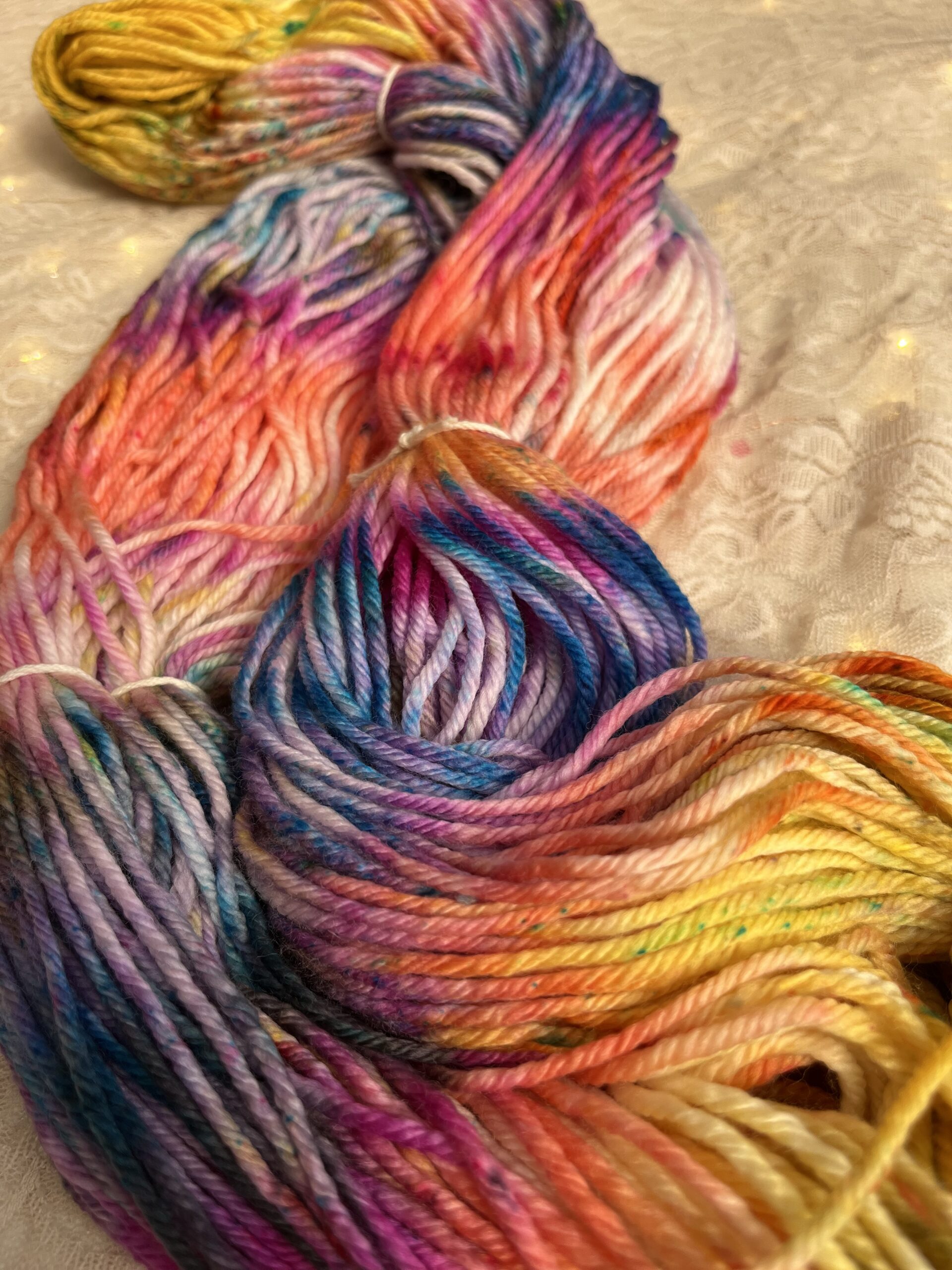 Chunky Handspun Art Yarn - Rooted Fibres