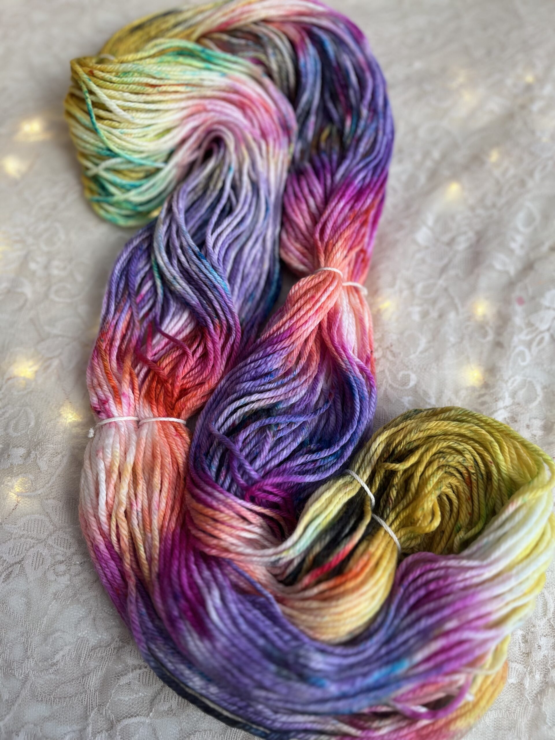 Chunky Handspun Art Yarn - Rooted Fibres